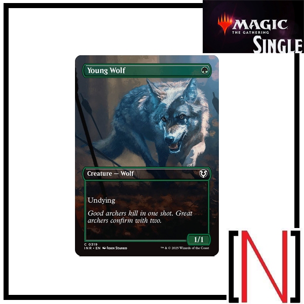 [MTG][Single][INR] Young Wolf ระดับ Common [ภาษาอังกฤษ] | Shopee Thailand