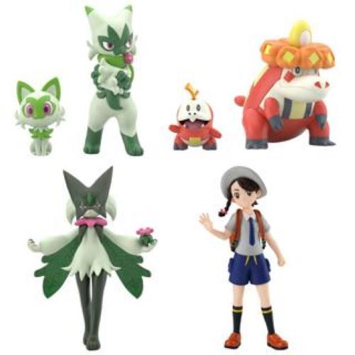 [Direct from Japan] Pokemon Scale World Paldea Region Figure 4-piece ...