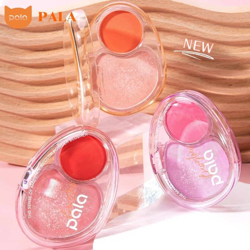 PALA บลัชออนฝุ่น Beauty Ombre Bicolors Powder Blusher สีสันสดใส เนื้อ ...
