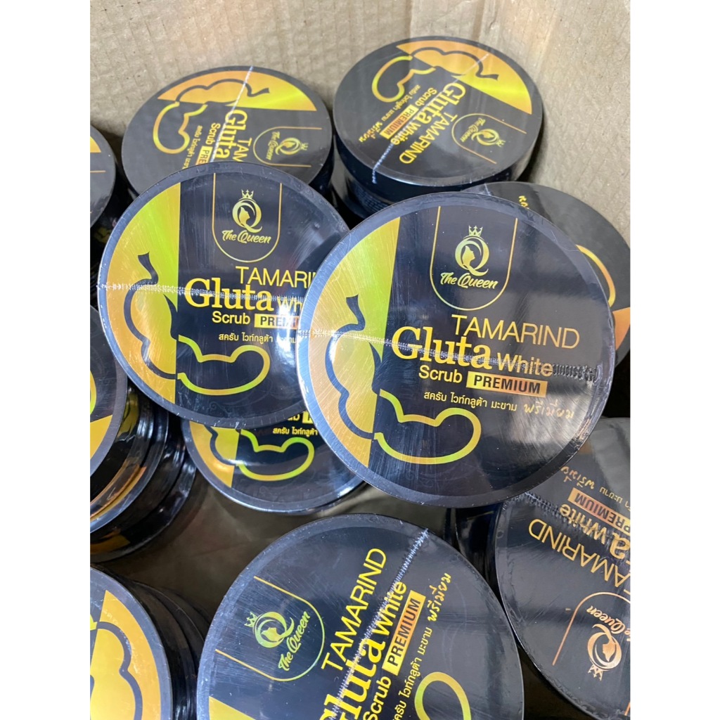 Tamarind Gluta Scrub The queen เดอะ ควีน สครับกลูต้าเนื้อมะขาม สครับผิว ...