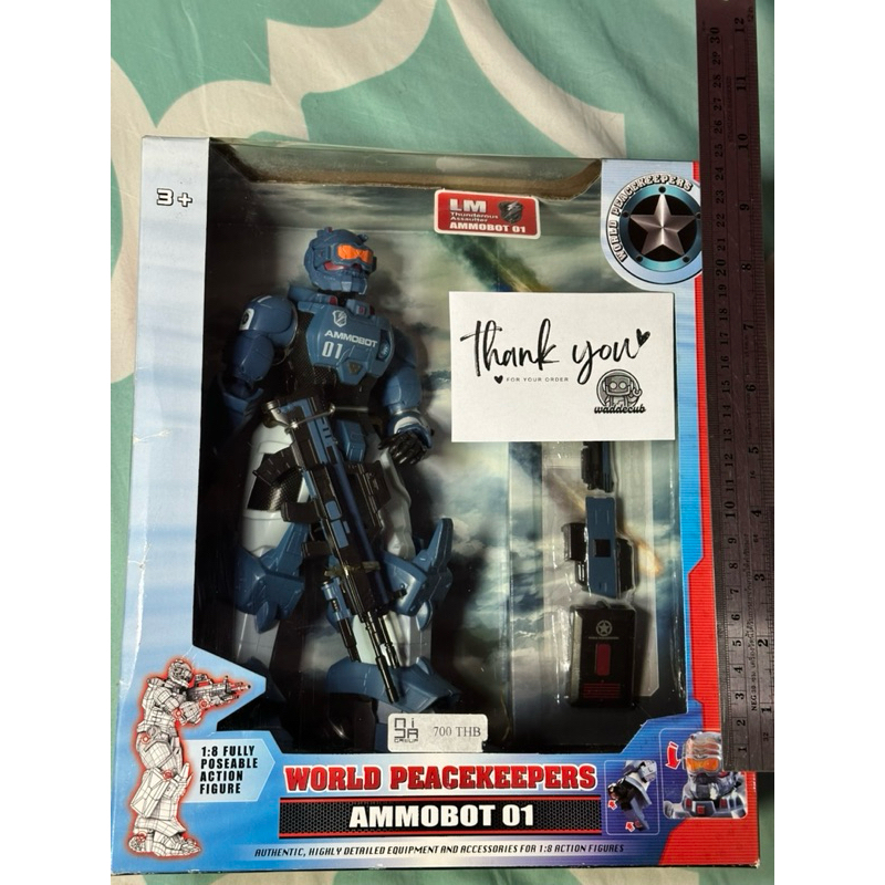 (พร้อมส่งจากไทย) Action Figure: World Peacekeepers “AMMOBOT 01” มีจุด ...