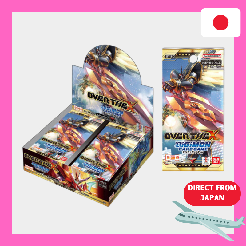 DIGIMON CARD GAME Japanese TCG - OVER THE X BT-20 1box with factory ...