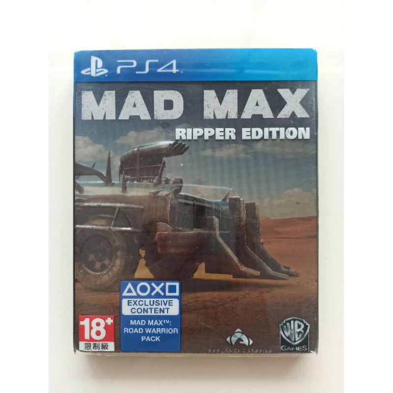 PS4 Games : MAD MAX Ripper Edition (กล่องเหล็ก) โซน3 มือ2 | Shopee Thailand