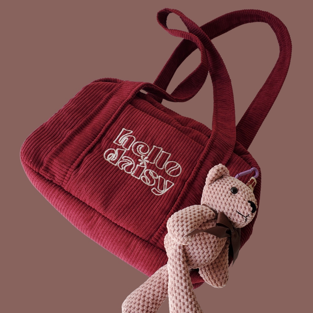 New arrival : Hello Daisy สีแดง Maroon มาใหม่ล่าสุด [พร้อมส่ง] | Shopee ...