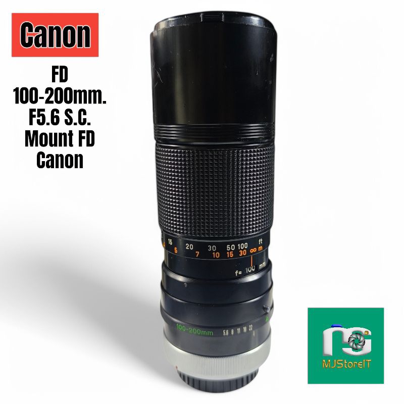 Canon FD 100-200 F5.6 S.C. Mount FD Canon (สภาพ 80-90) | Shopee Thailand