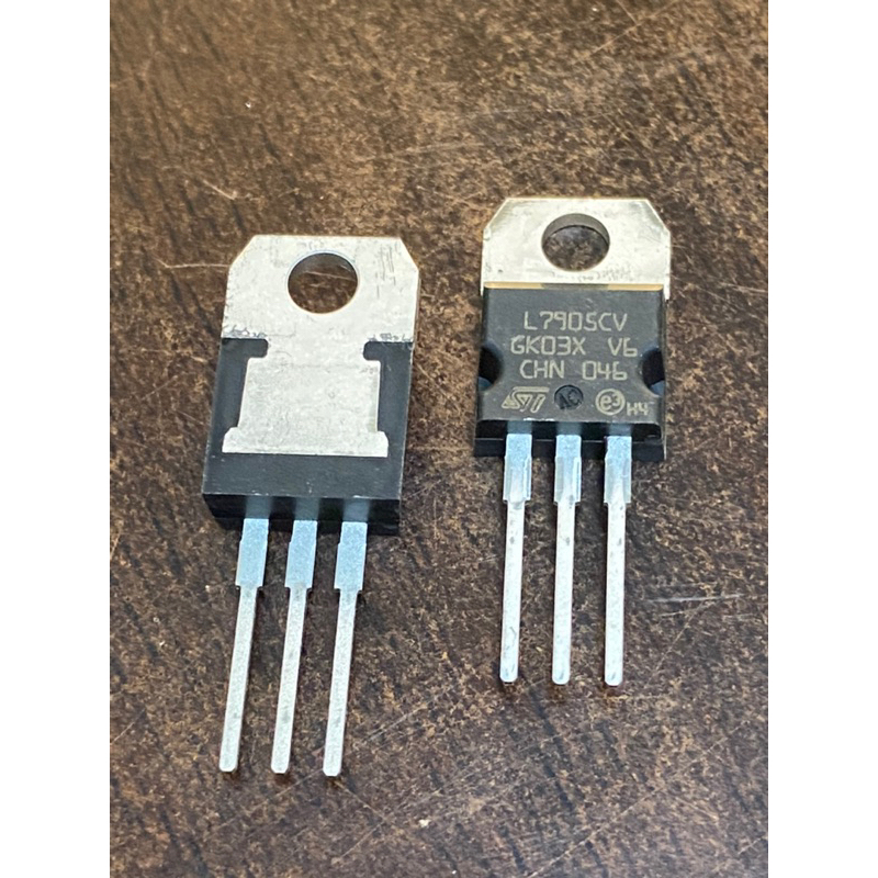 (แพ็ค1ตัว/5ตัว)ของแท้100% L7905CV TO-220 IC เร็คคูเลต 7905 ของแท้ใหม่ ...