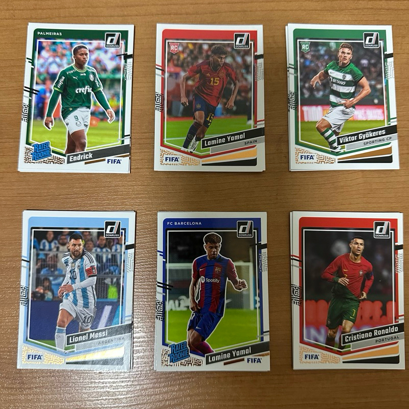 การ์ดสะสมฟุตบอล RONALDO MESSI YAMAL GYOKERES ENDRICK GYOKERES ลิขสิทธิ์ ...
