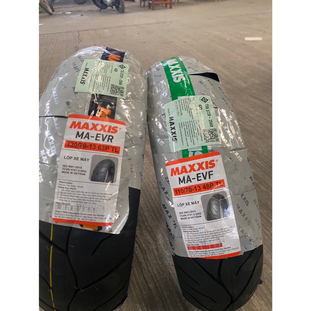 ยางมอเตอร์ไซค์ MAXXIS รุ่น MA-EV ขนาด 110/70-13 , 130/70-13 TL ยางใหม่ ...