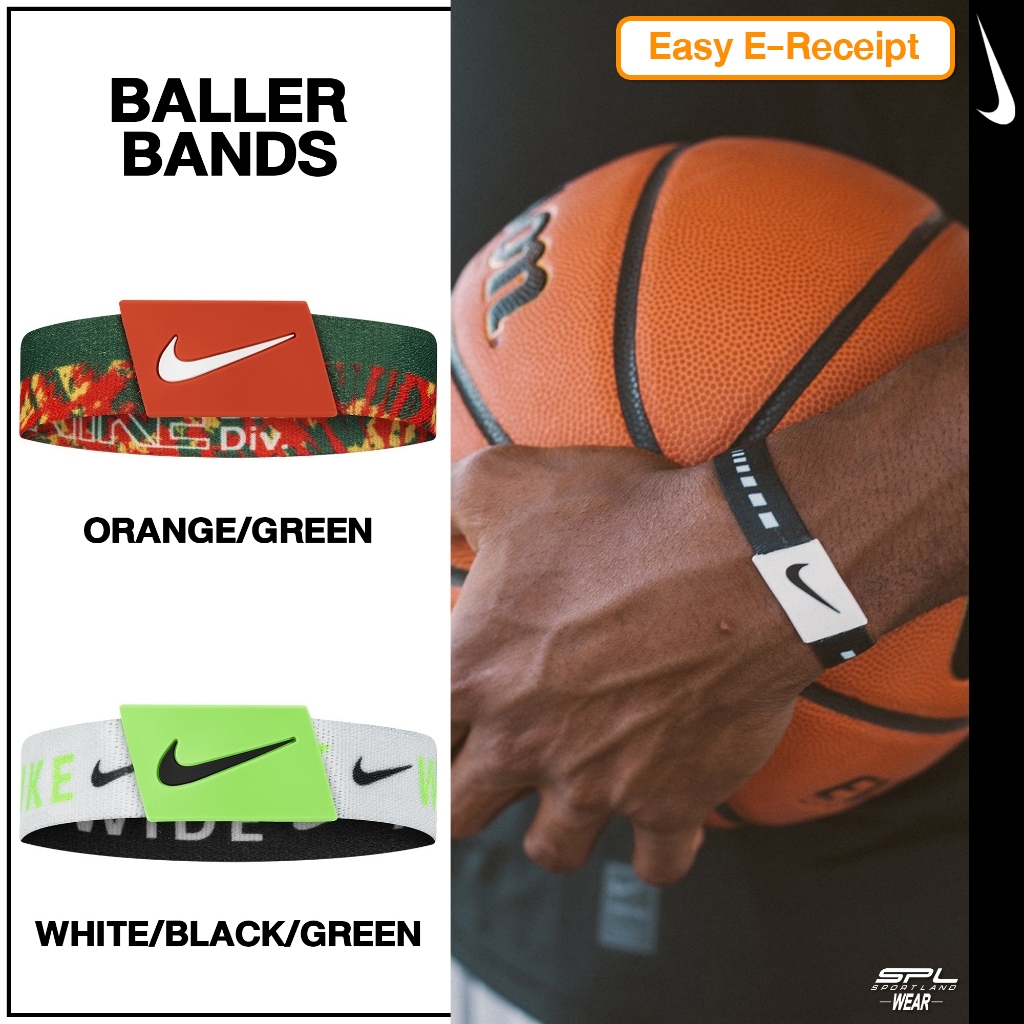 Nike Collection ไนกี้ สายรัดข้อมือ Baller Bands N.000.2506.993 / N.000. ...