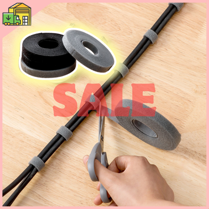 5M Velcro ที่เก็บสายไฟ ที่เก็บสายชาร์จ ที่รัดสายไฟ สำหรับ สายไฟ สาย ...