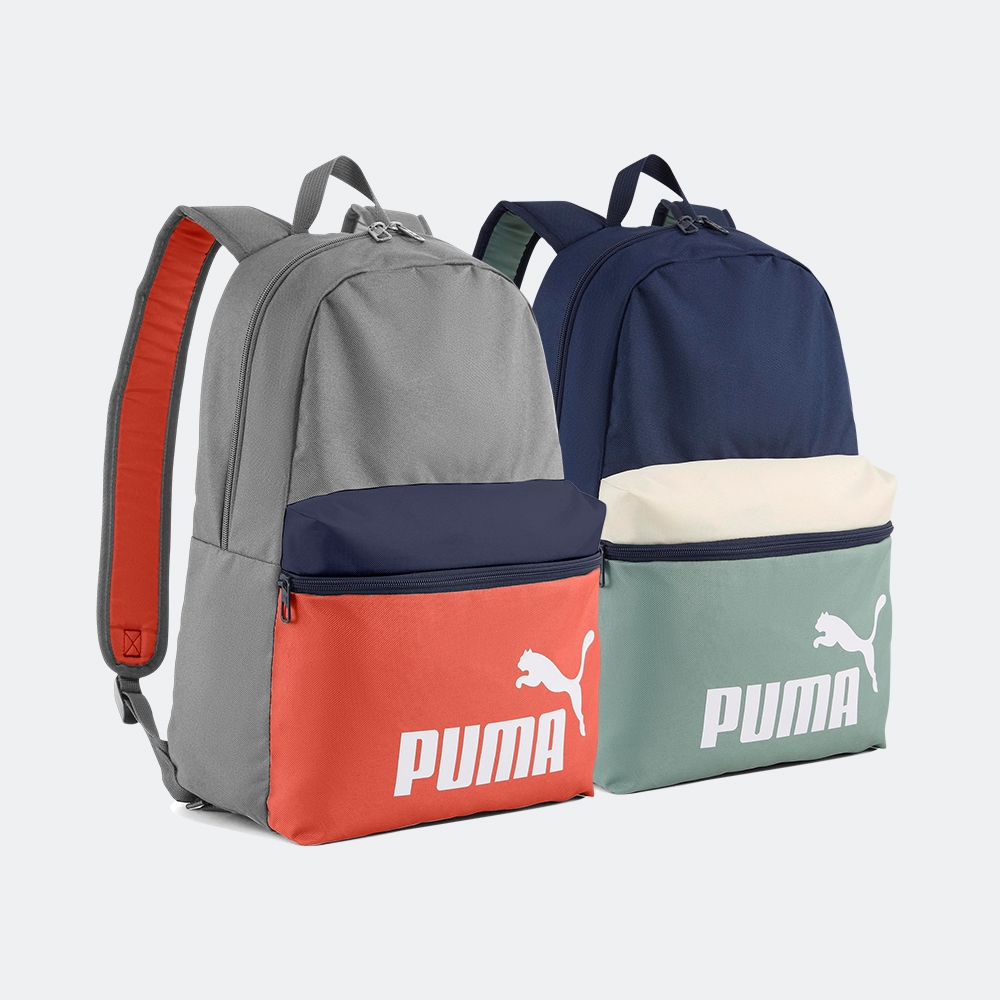 PUMA กระเป๋าเป้ รุ่น PUMA PHASE COLOR BLOCK Backpack /091175 (น้ำเงิน ...