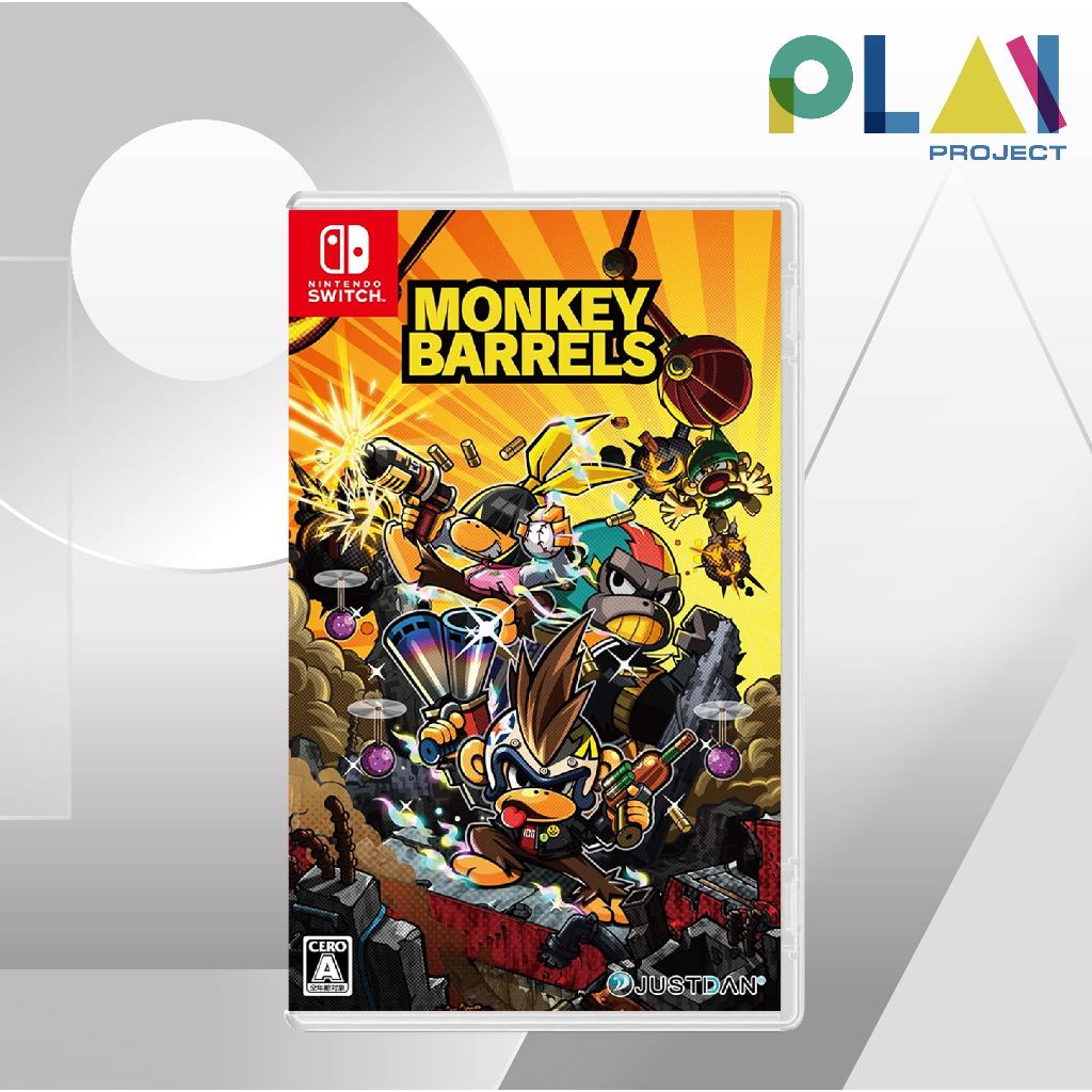 Nintendo Switch : Monkey Barrels [มือ1] [แผ่นเกมนินเทนโด้ switch ...