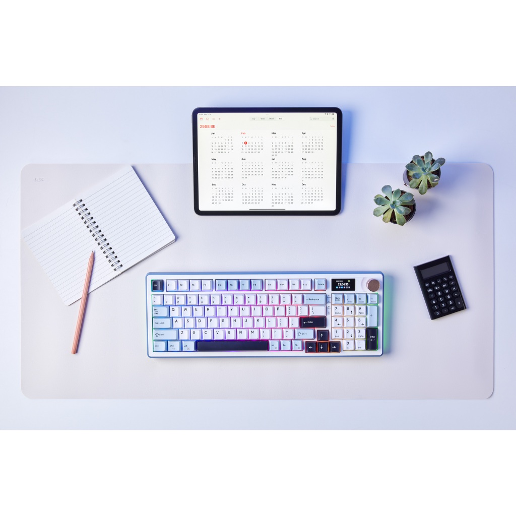 [โค้ดคุ้มลด 20%] DEKAY V95 PRO / Lite Tri-Mode Mechanical keyboard Gasket Bluetooth wireless DK ...