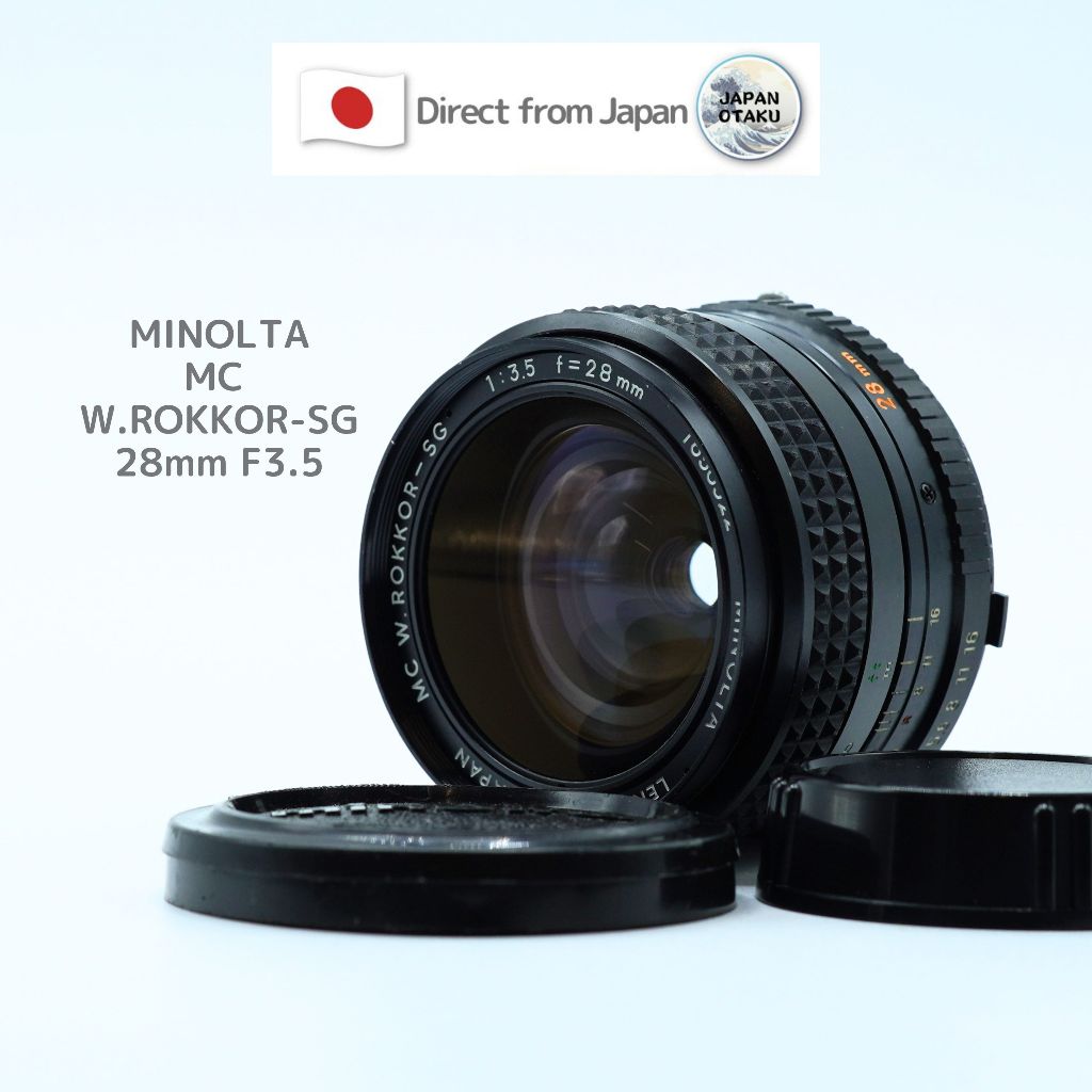 [ใช้ในญี่ปุ่น] " เลนส์วินเทจ " MC W.ROKKOR-SG 28mm f/3.5 Minolta เปิดตัวในญี่ปุ่น | Shopee Thailand
