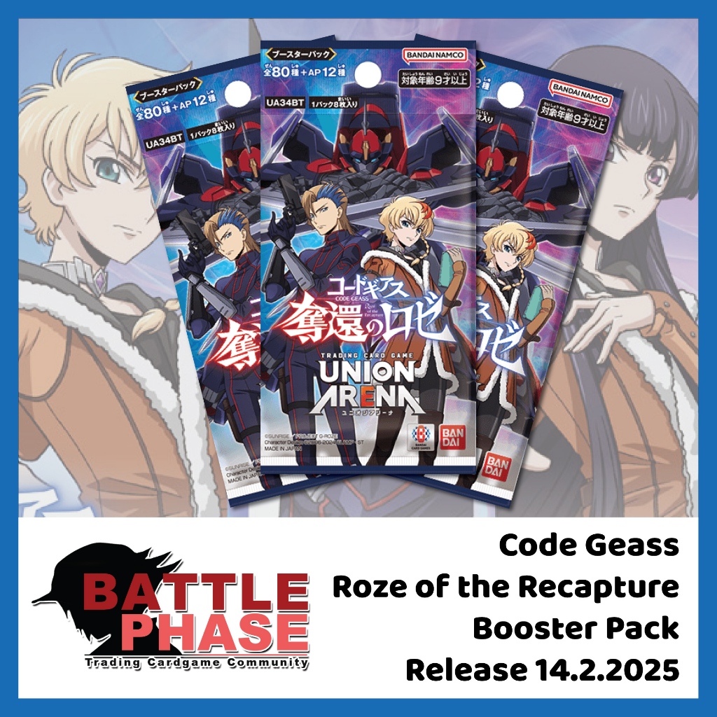 [ Union Arena ] Code Geass Roze Booster Pack | Shopee Thailand