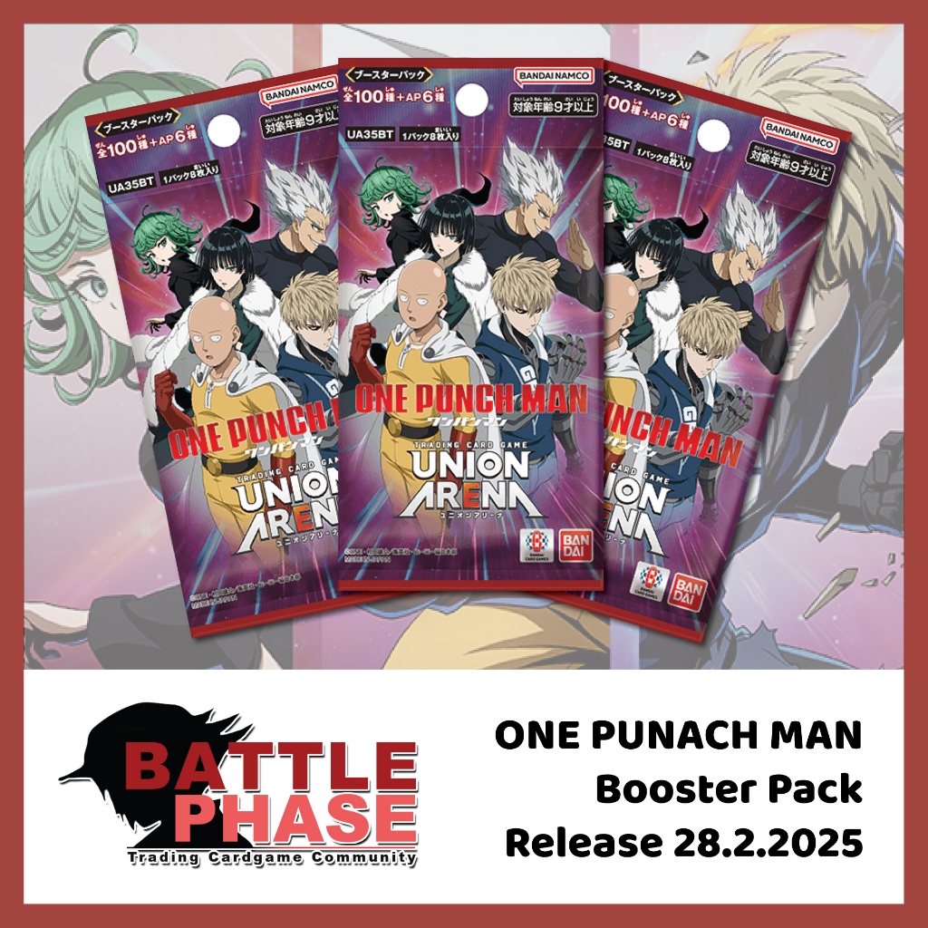 [ Union Arena ] ONE PUNCH MAN Booster Pack | Shopee Thailand