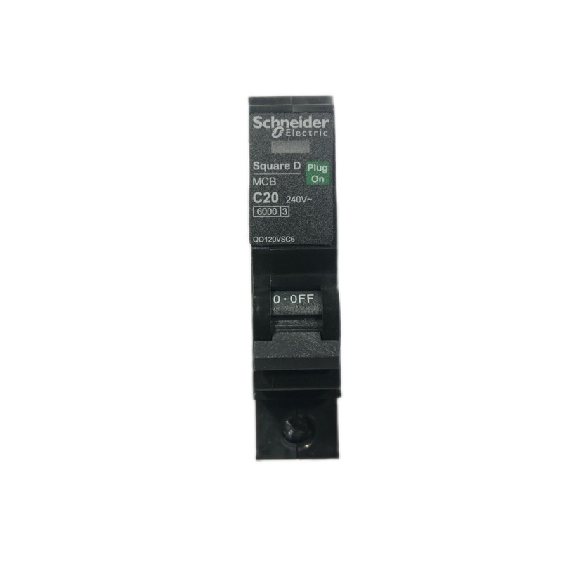 Schneider Miniature Circuit breaker 1P 20A 6000A IC QO120VSC6PT ...