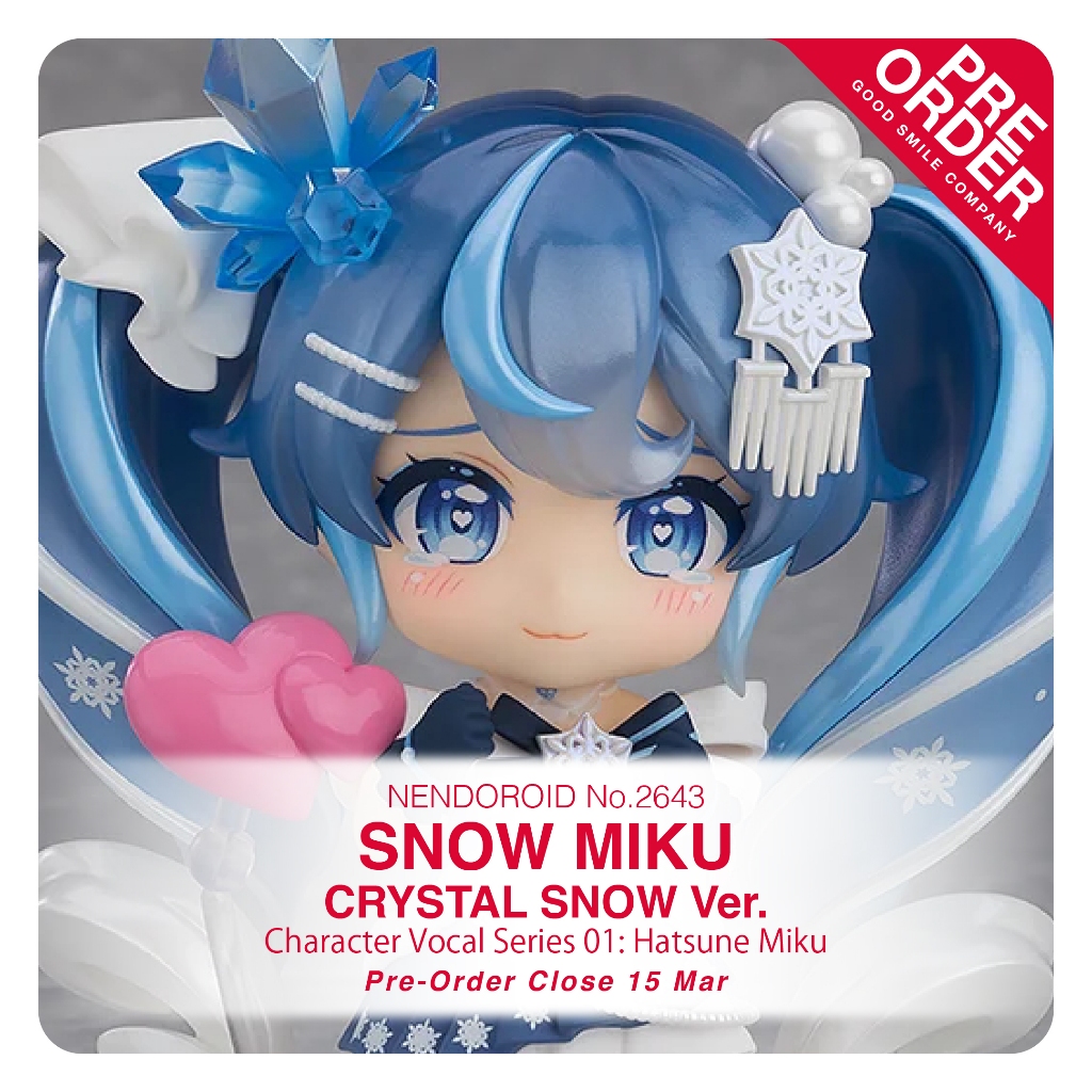 [PreOrder] No.2643 Nendoroid - Character Vocal Series 01 Hatsune Miku_Snow Miku: Crystal Snow ...