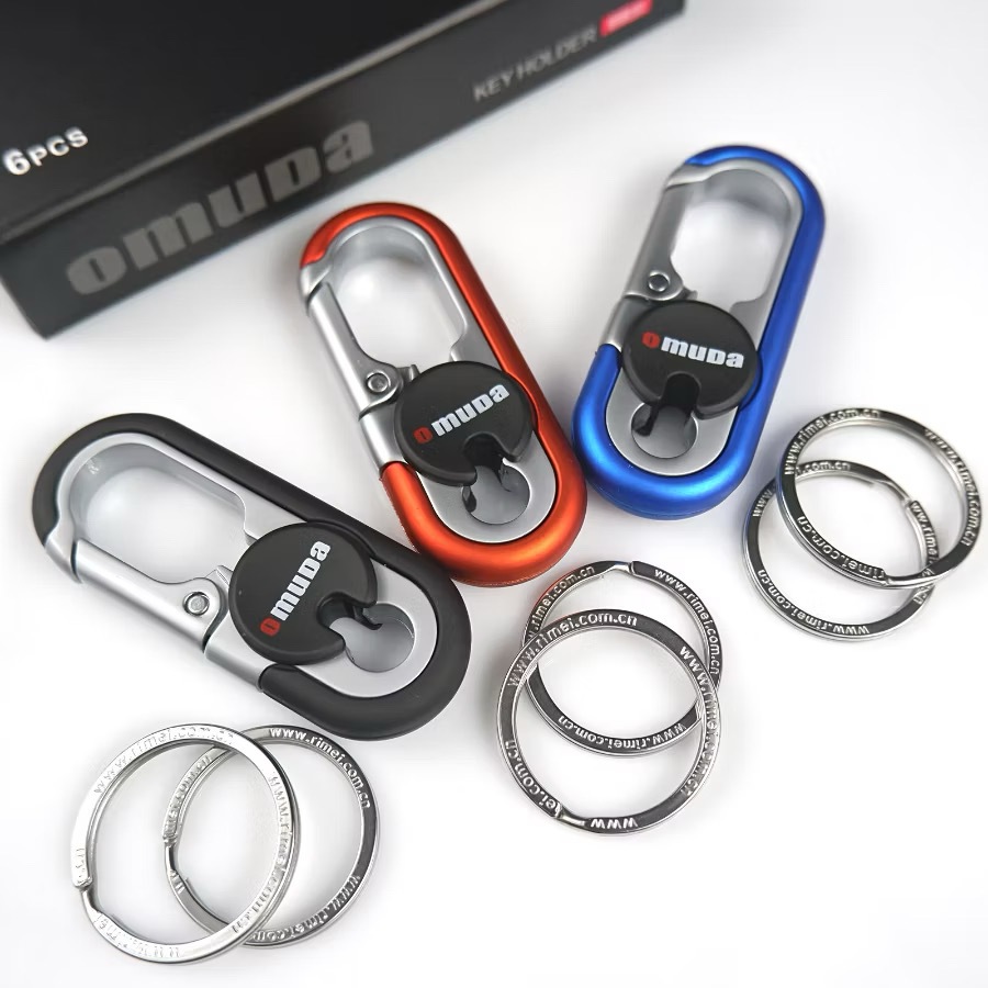 พวงกุญแจ รถยนต์ มอไซด์ แบรนด์ OMUDA แท้ งานแข็งแรงทนทาน(พร้อมห่วง2ชิ้น ...