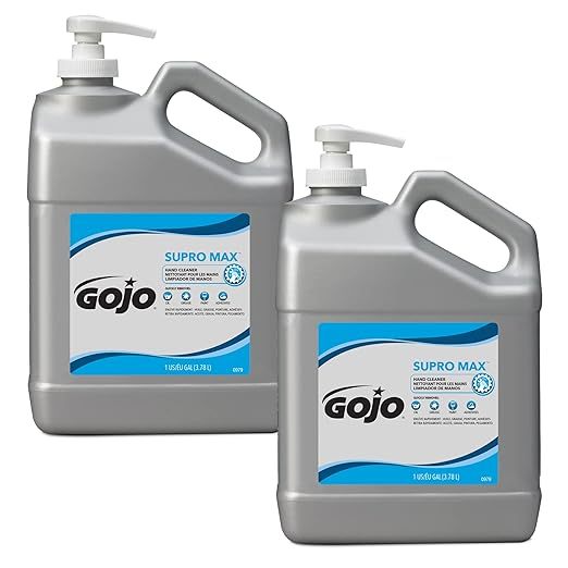 GOJO Supro MAX Pumice Hand Cleaner - 1 Gallon (3785ml) x 2 with ...