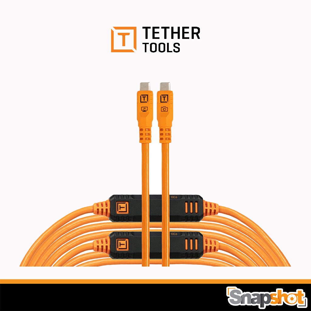 TetherPro Optima 10G (9.4m ) USB-C, Straight to Straight Cable Tether ...