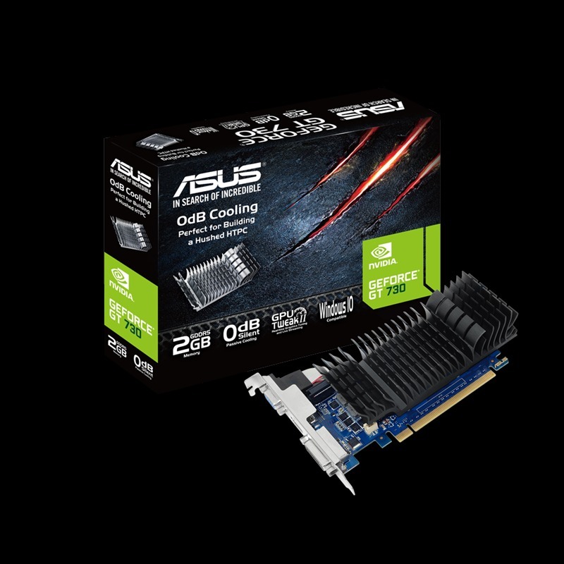 VGA (การ์ดจอ) ASUS GEFORCE GT 730 SL BRK - 2GB DDR5 64BIT (GT730-SL-2GD5-BRK) | Shopee Thailand