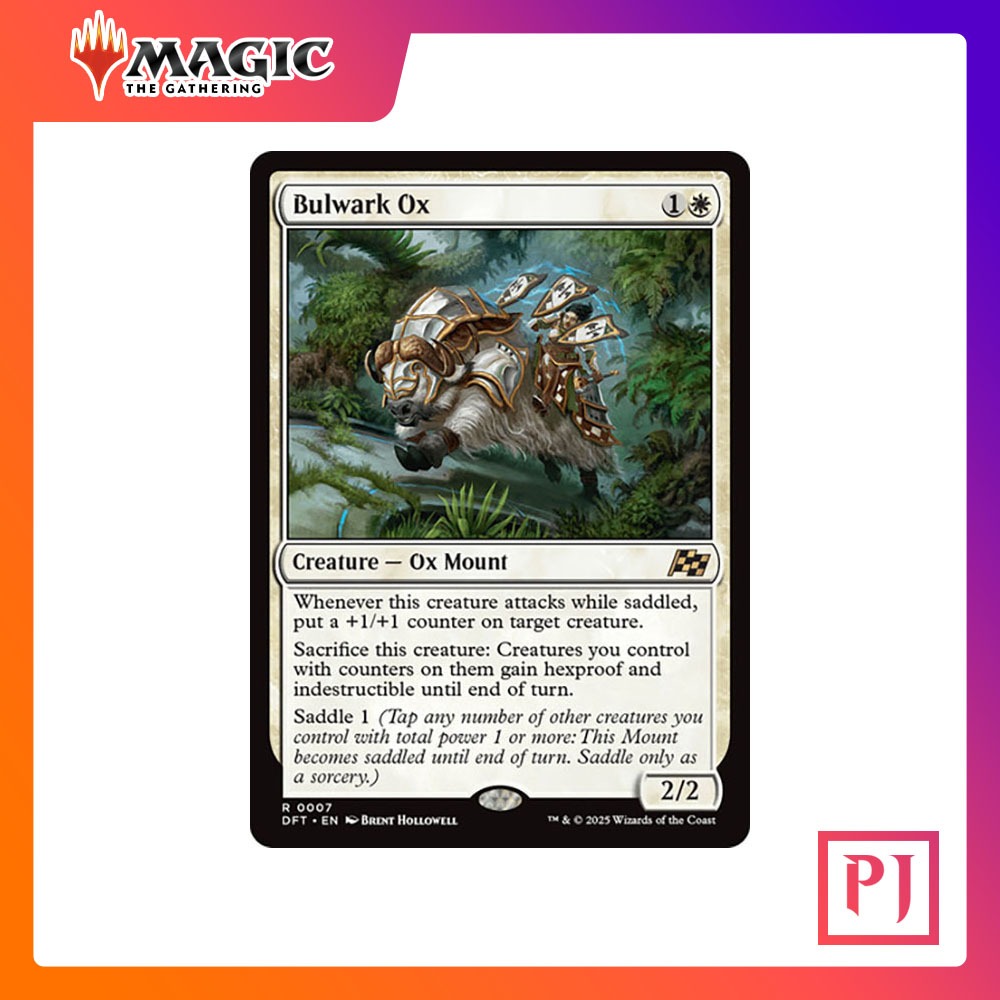 [MTG] Bulwark Ox [DFT] [WHITE] [RARE] [NORMAL] [ENG] (การ์ดเมจิค ...