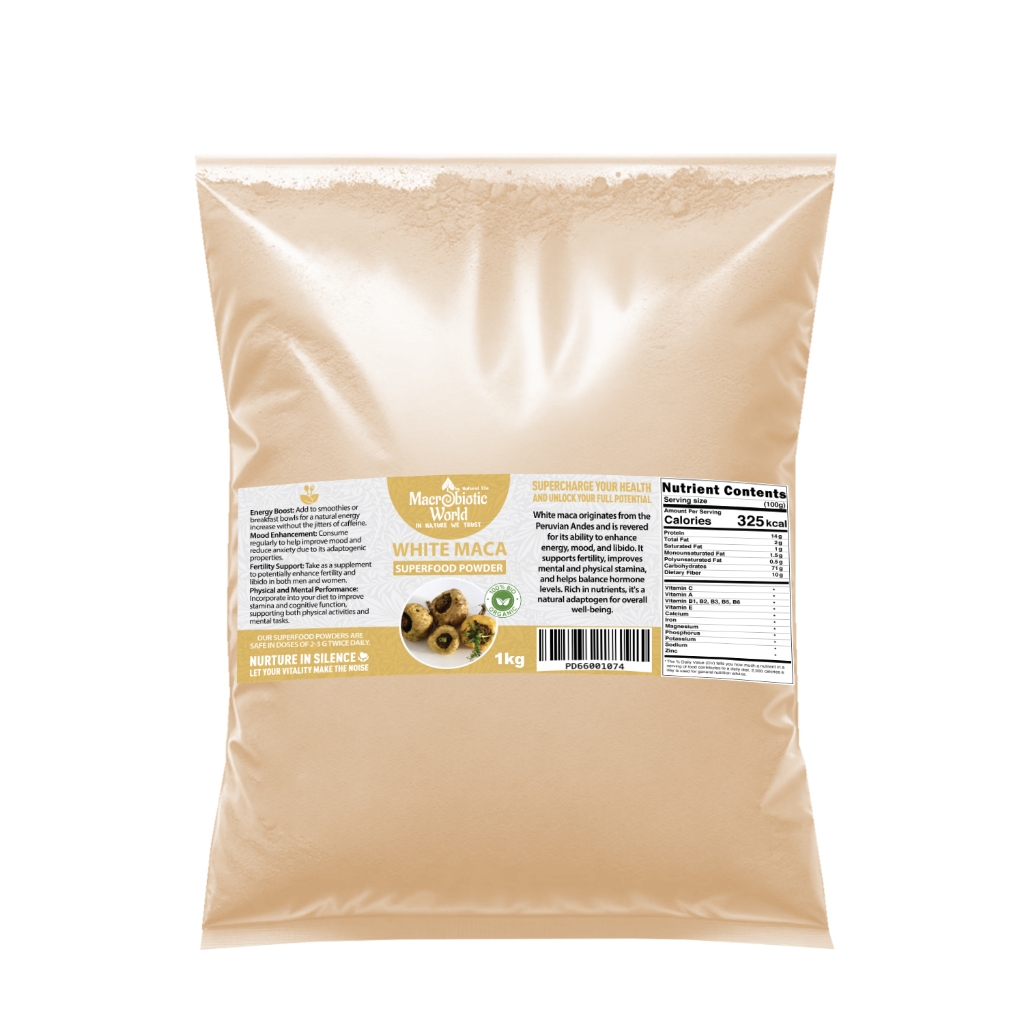 Organic/Bio White Maca Powder | ผงมาคาขาว 1kg | Shopee Thailand
