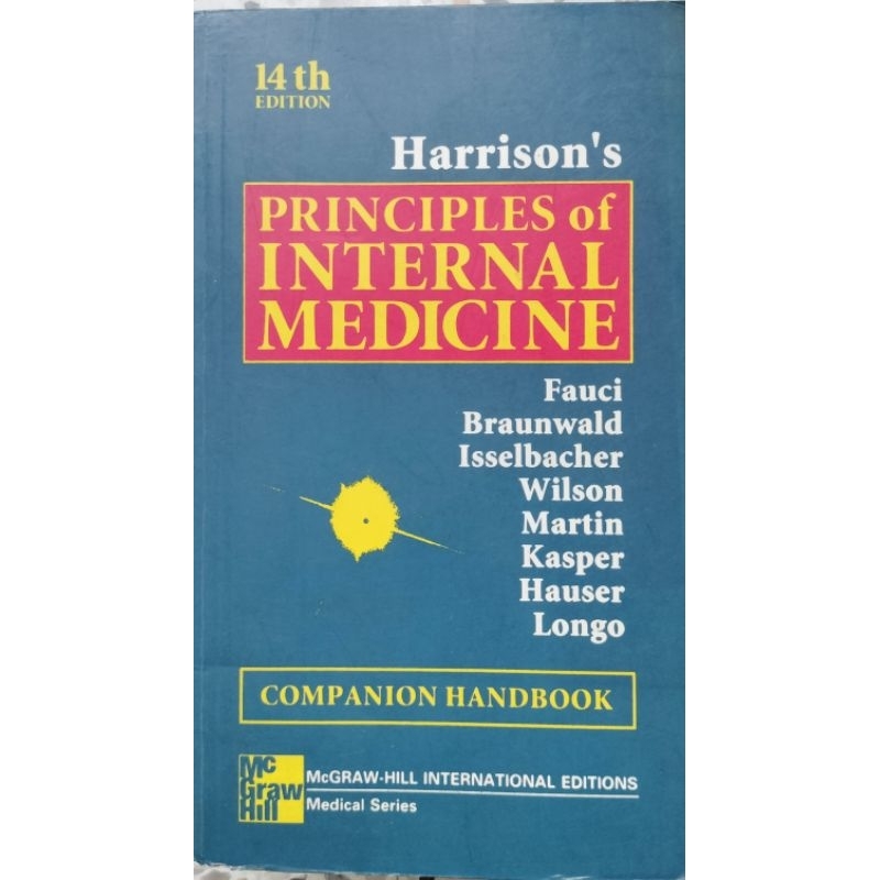 Harrison's Principles of Internal Medicine Companion Handbook หนังสือ ...