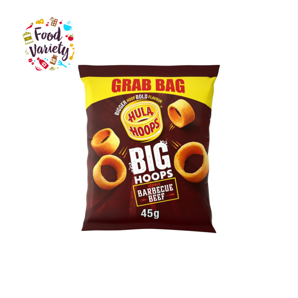 Hula Hoops Big Hoops Bbq Beef Grab Bag Crisps 45g | Shopee Thailand