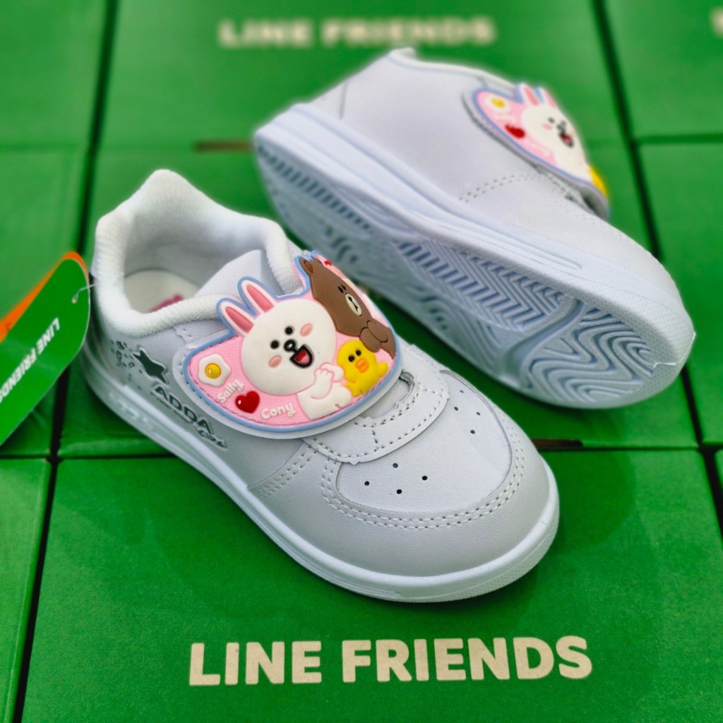 รองเท้านักเรียนหญิง รองเท้าหนังดำ รองเท้าพละ Adda 41C22 / 41G2A Line ...