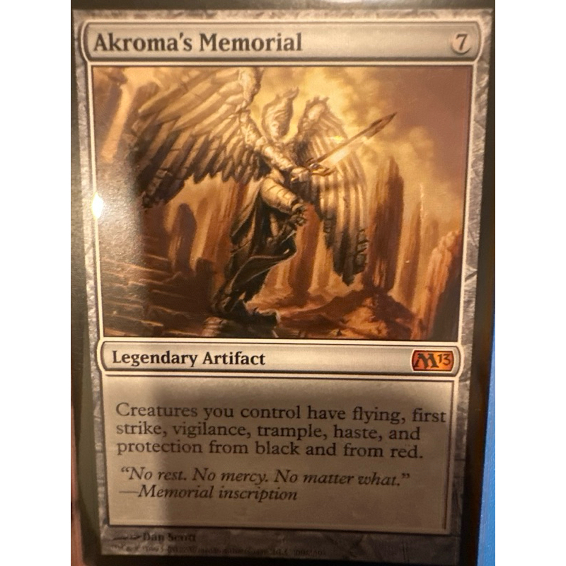 Akroma's Memorial สภาพ EX การ์ด Magic The Gathering ของแท้ จากชุด Core ...