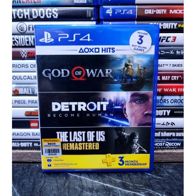 God of war 2018 & detroit become human 2แผ่นเกมส์เต็ม ใน1กล่อง | Shopee ...