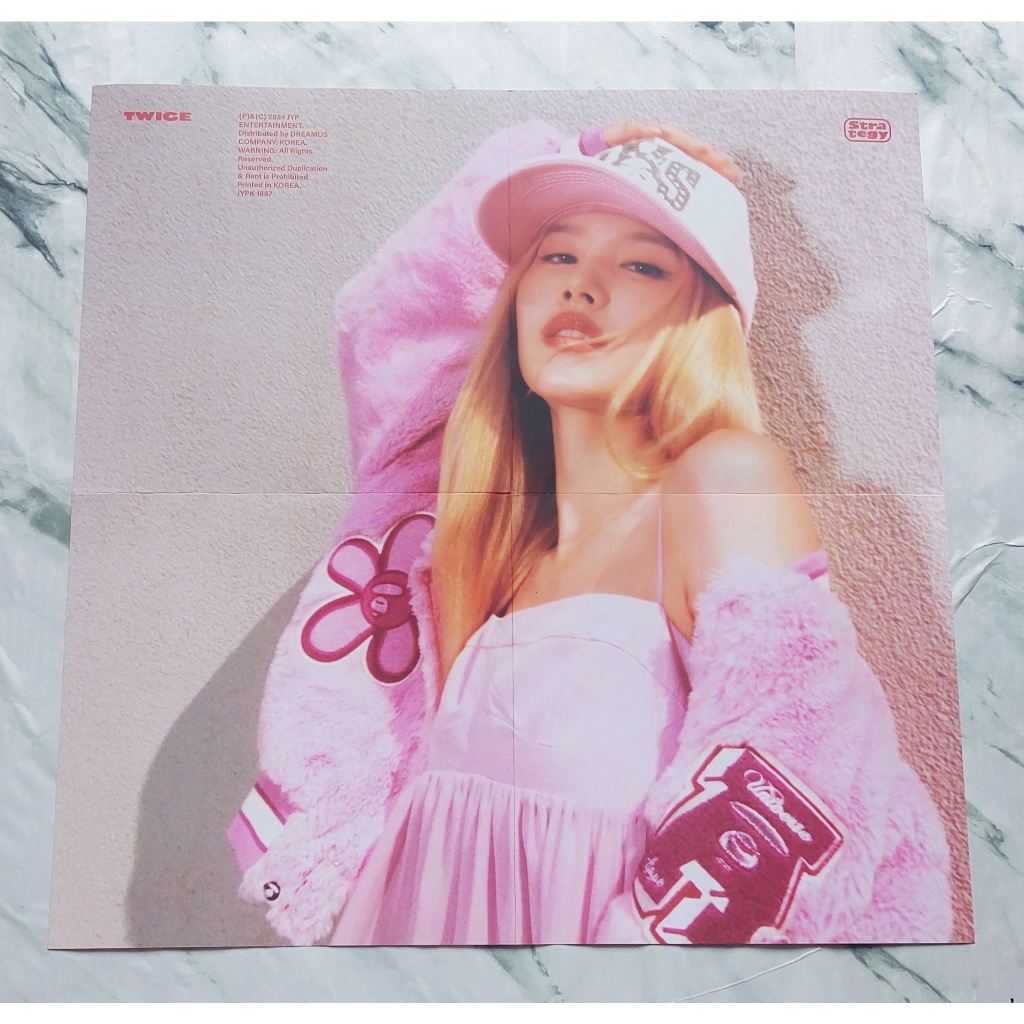 Folded Poster ซานะ จาก CD อัลบั้ม TWICE - Strategy Album ของแท้ Kpop ...