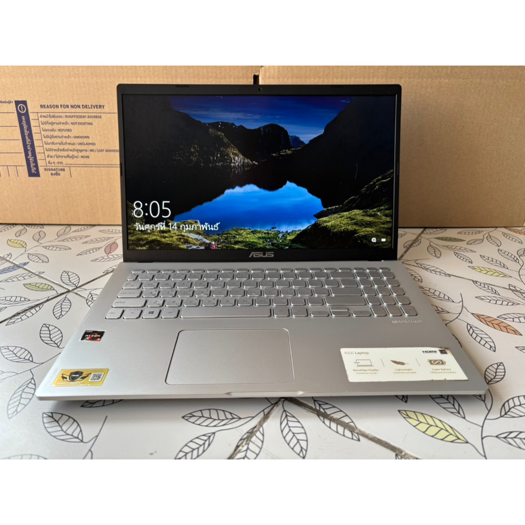 Asus Laptop 15 M509DA AMD Ryzen 3 3200u 2.6Ghz Ram 4 G HDD 1 TB จอ 15.6 ...
