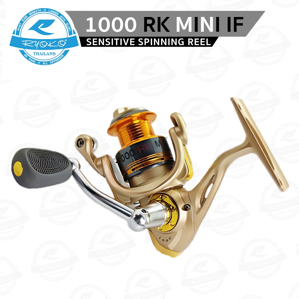 1000 RK MINI IF รอกตกปลาแบบสปินนิ่ง สายสปิ๋วตีดี ตีเหยื่อปลอมก็สบาย ...