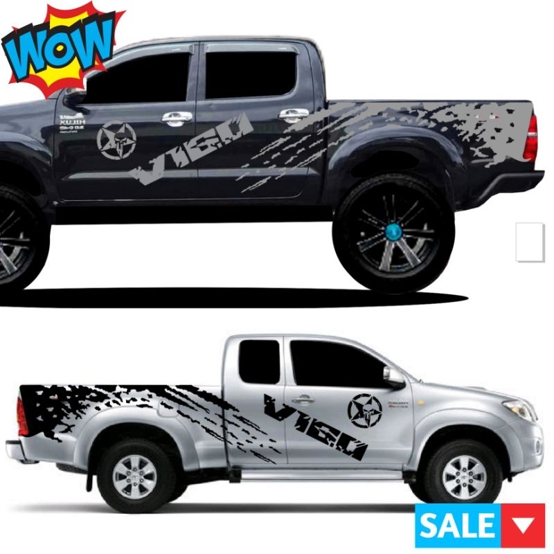 A-174 sticker vigoสติกเกอร์toyota vigo สติกเกอร์ข้างรถvigo สติกเกอร ...