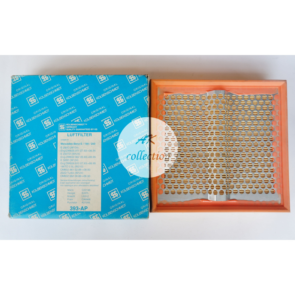 BENZ กรองอากาศ ไส้กรองอากาศ Air filter KOLBENSCHMIDT 393-AP เครื่อง ...