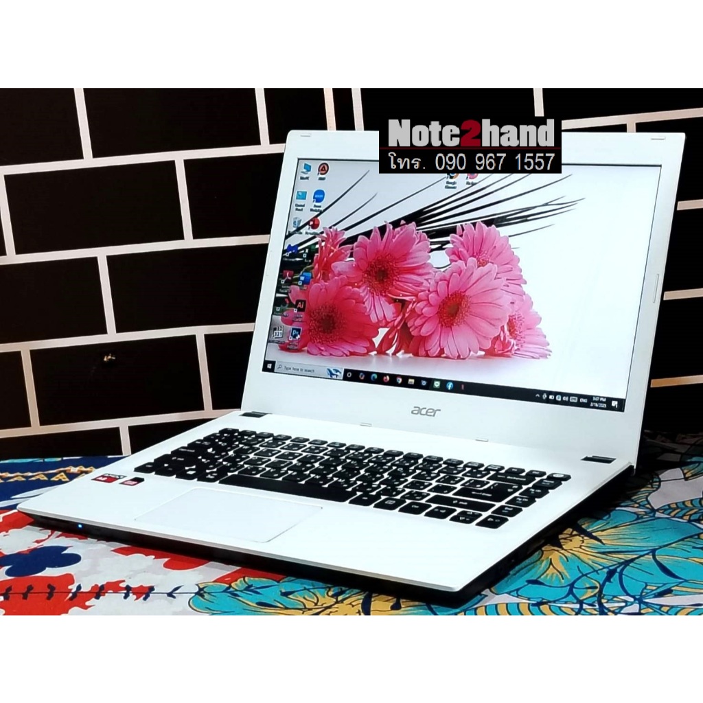 โน๊ตบุ๊คมือสอง ACER CPU AMD A8-7410 จอ14”HD แรม4+SSD256+การ์ดจอ AMD ...