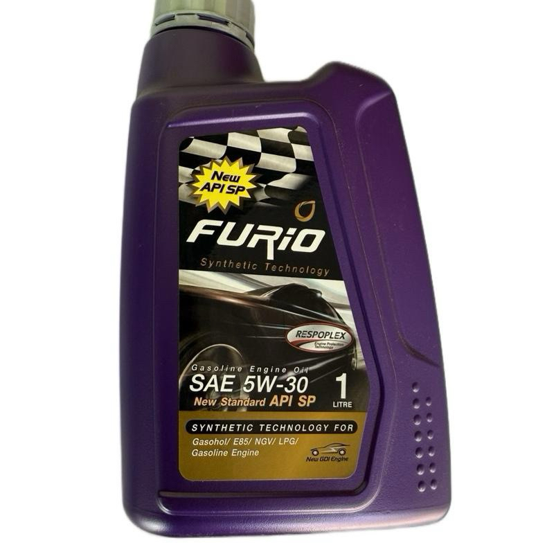 น้ำมันเครื่องเบนซิน BCP FURIO Gasohol e85 ngv lpg gasoline engine SAE 5W-30 1ลิตร | Shopee Thailand