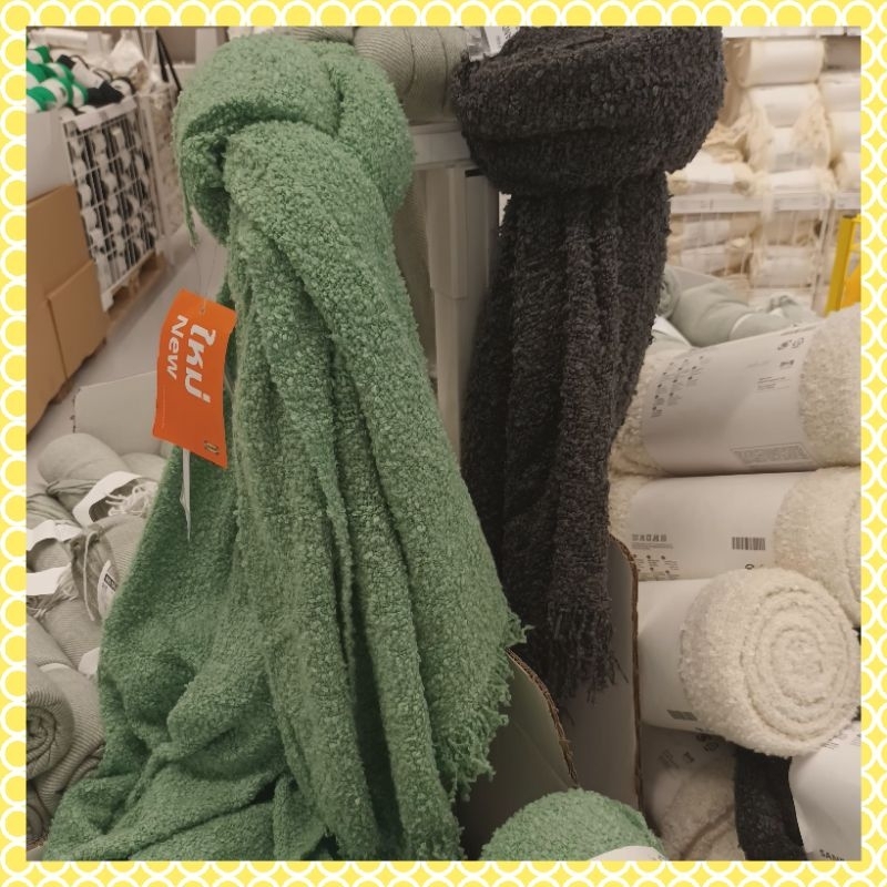 SANDBRODD ซันบรอดผ้าคลุมเอนกประสงค์ ขนาด 130×170 ซม. จากอีเกีย | Shopee ...