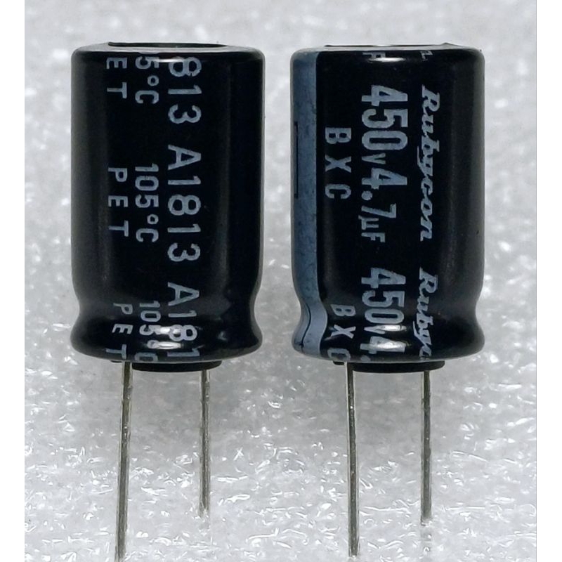 Rubycon BXC 4.7uf 450v 105° Capacitor ตัวเก็บประจุ คาปาซิเตอร์ | Shopee Thailand
