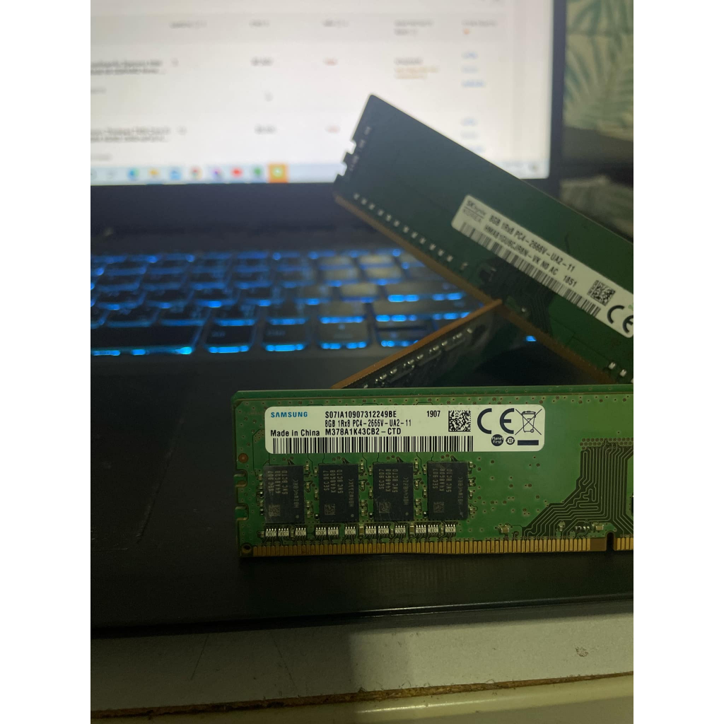 RAM DDR4 8G PC bus 2400 bus 2666 คละกัน สินค้ามือสองแกะจากคอมแบรนด์ใช้ ...