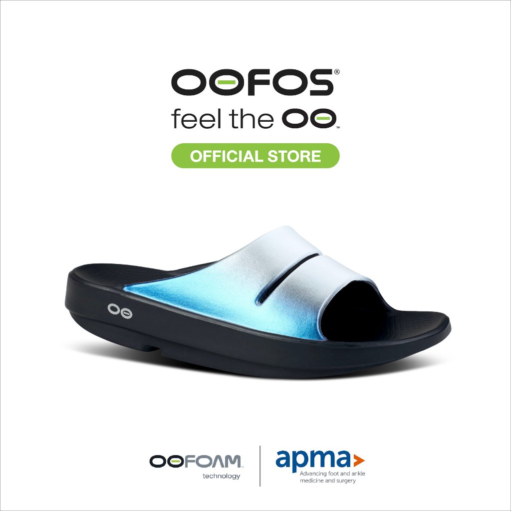 OOFOS OOahh Luxe Frost รองเท้าเพื่อการฟื้นฟู | Shopee Thailand