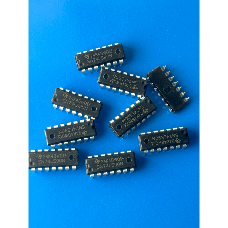 IC74lS90 DECADE COUNTER; DIVIDE-BY-TWELVE COUNTER; 4-BIT BINARY COUNTER ...