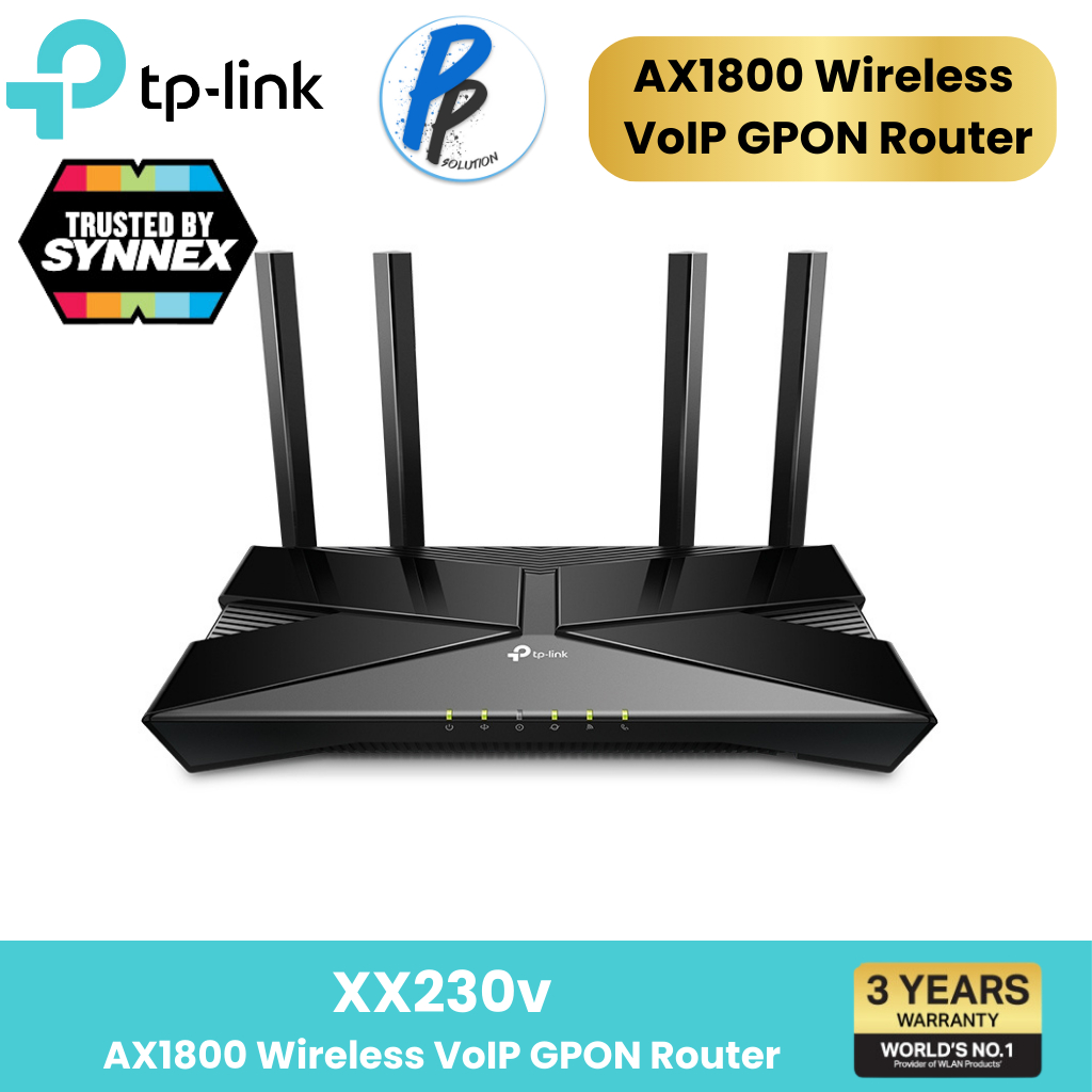 TP-LINK XX230v AX1800 Wireless VoIP GPON Router | Shopee Thailand