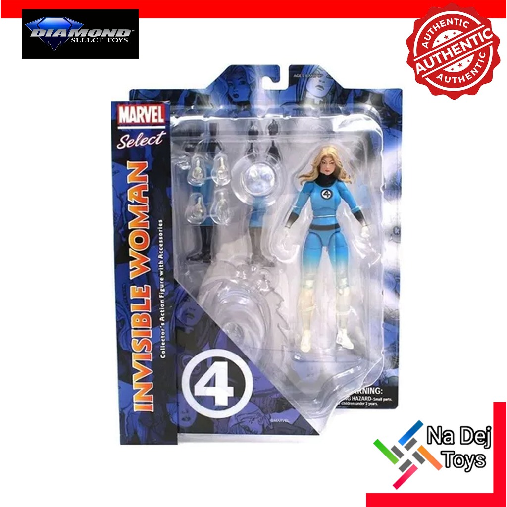 Marvel Select Invisible Woman 8" Figure มาเวล ซีเล็คท์ อินวิซิเบิ้ล วู ...