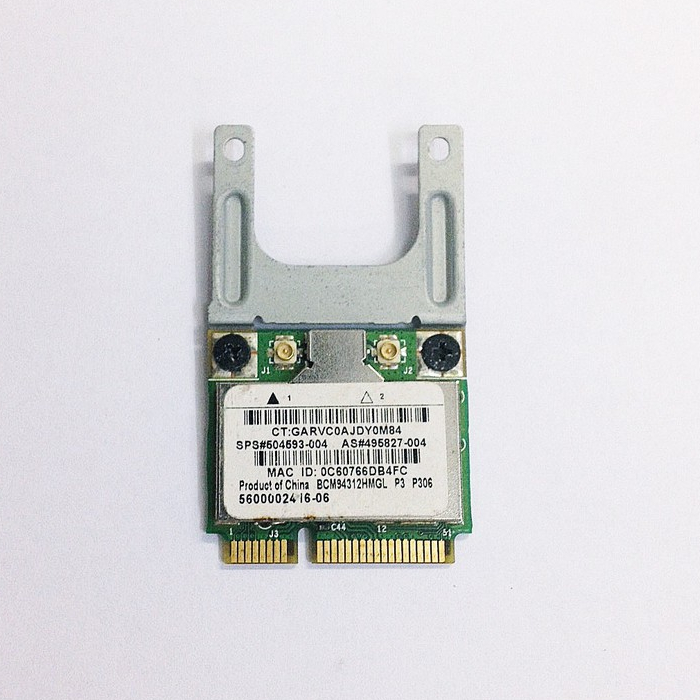 ไวเลสโน๊ตบุ๊ค HP BCM94312HMG bcm4312 WIFI Mini PCI-E Card BCM4312 PCI-E ...