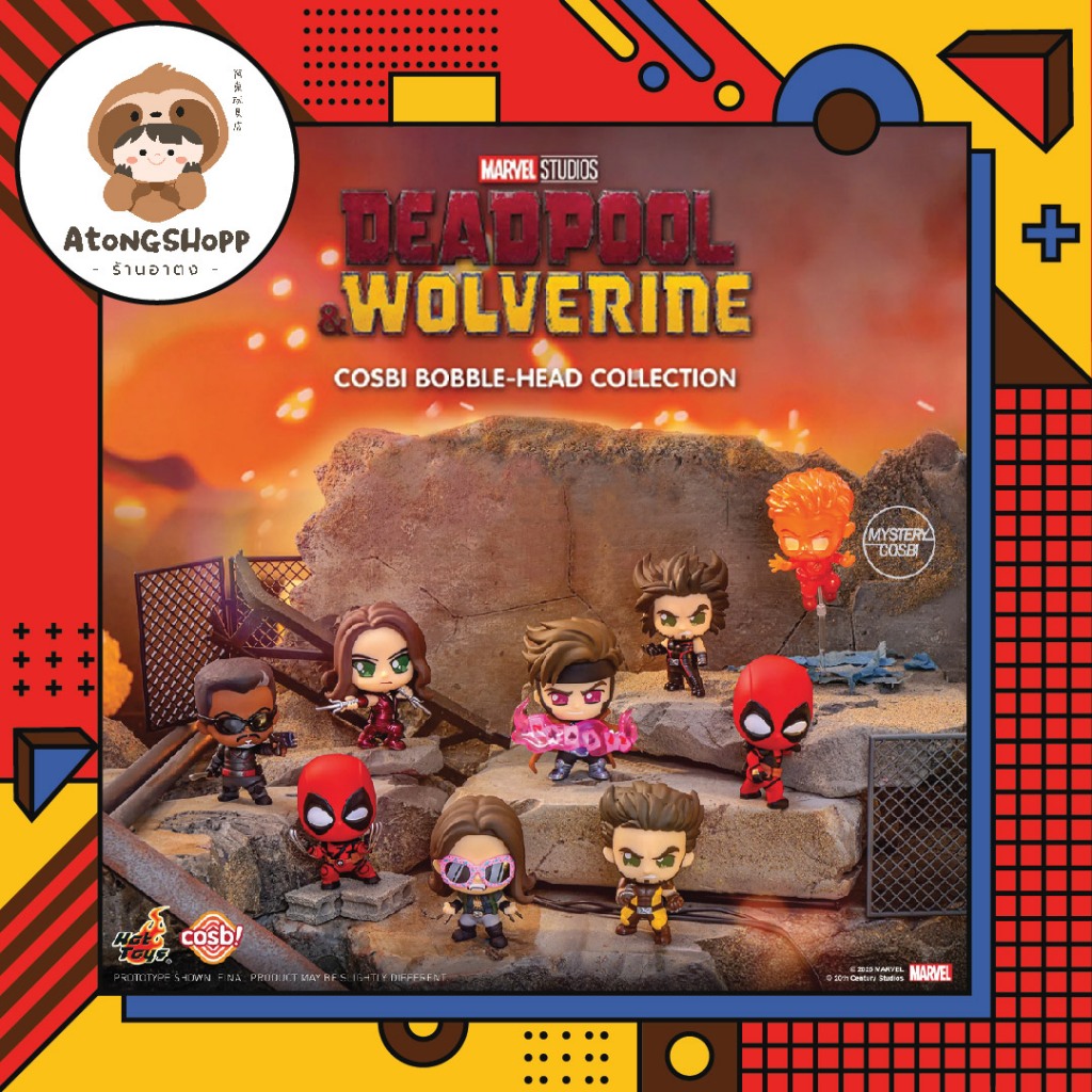 DEADPOOL & WOLVERINE Cosbi Bobble-Head Collection Series 2 (Set ...