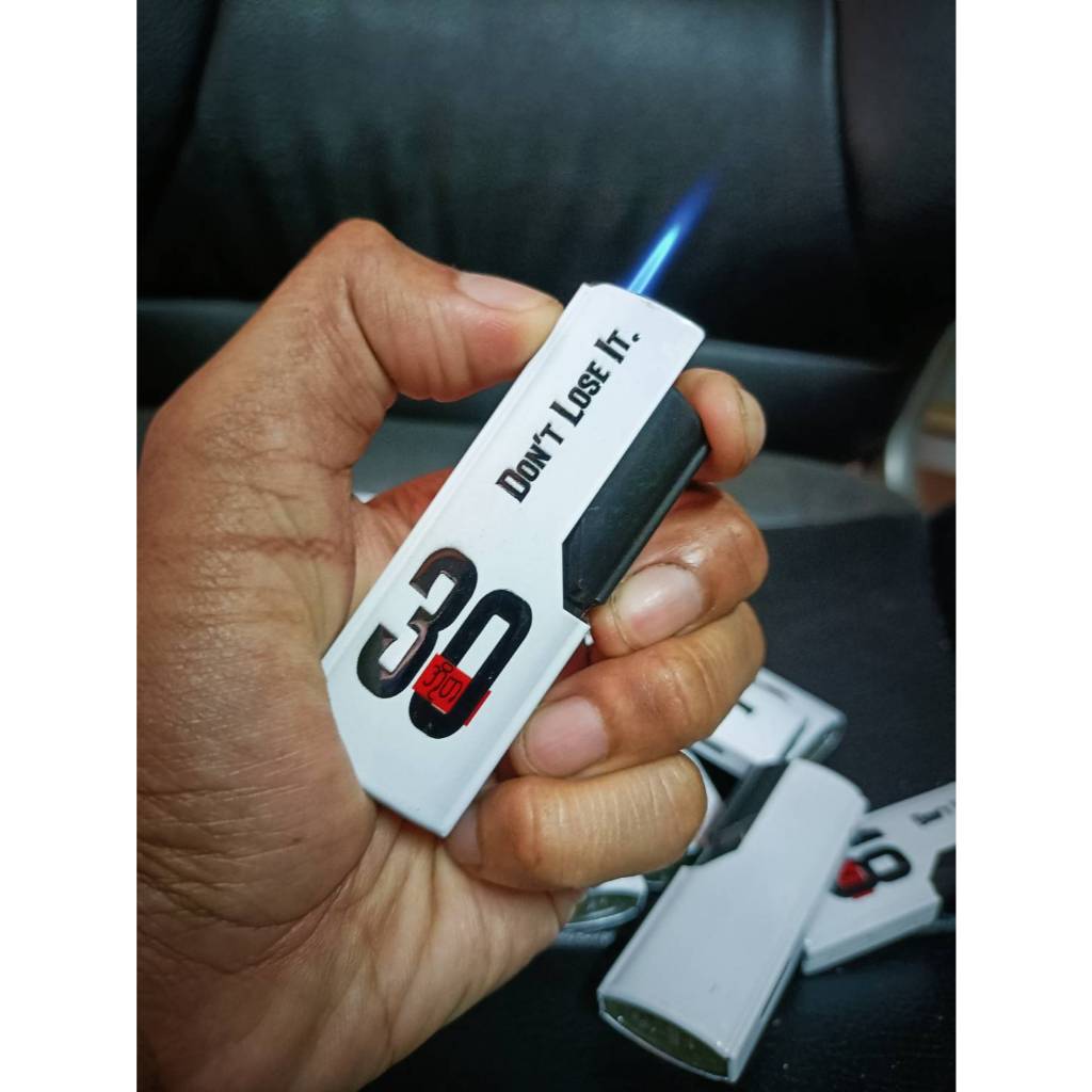 ไฟฟู แบบเติมแก๊ซได้ สีขาวแท้ๆ เลือกเบอรืได้ แก๊ซเต็ม ใช้ได้นานกว่า ...